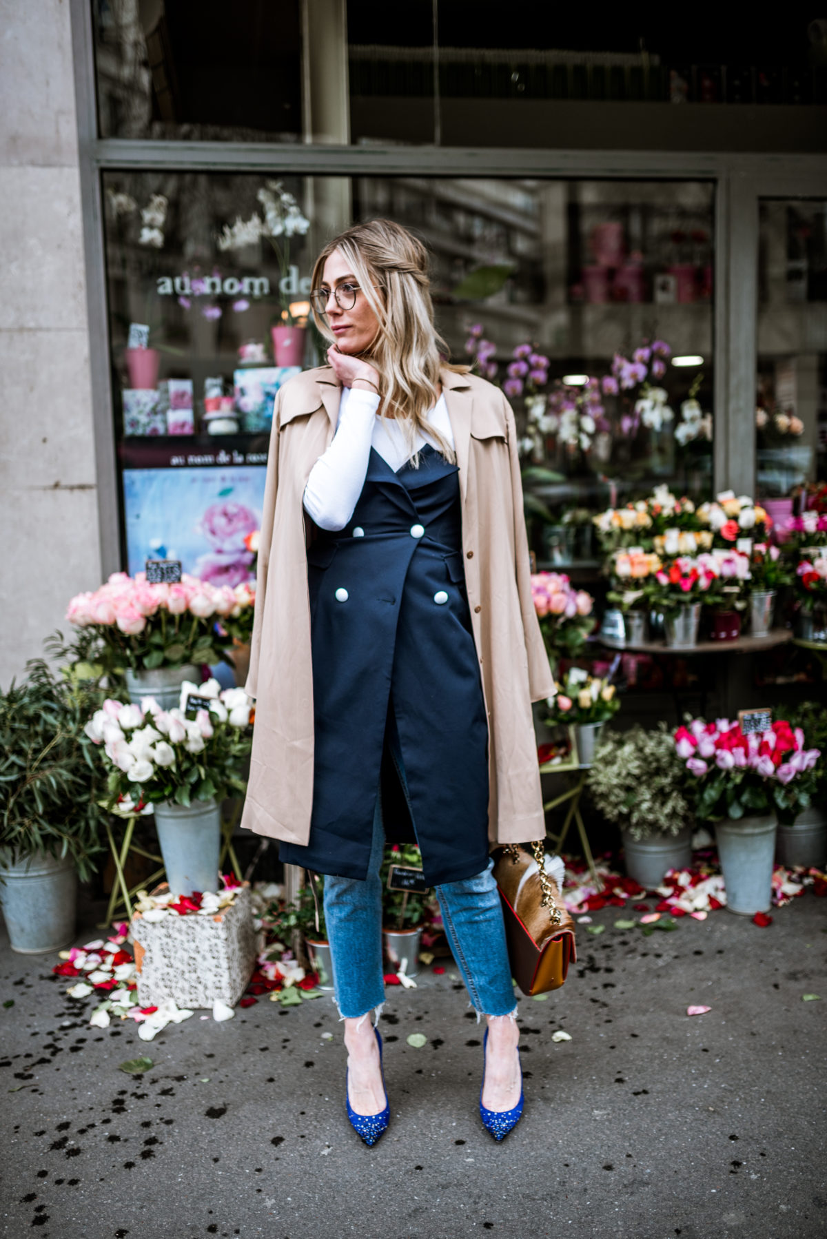 Flowers + Layering in Paris | Devon Rachel
