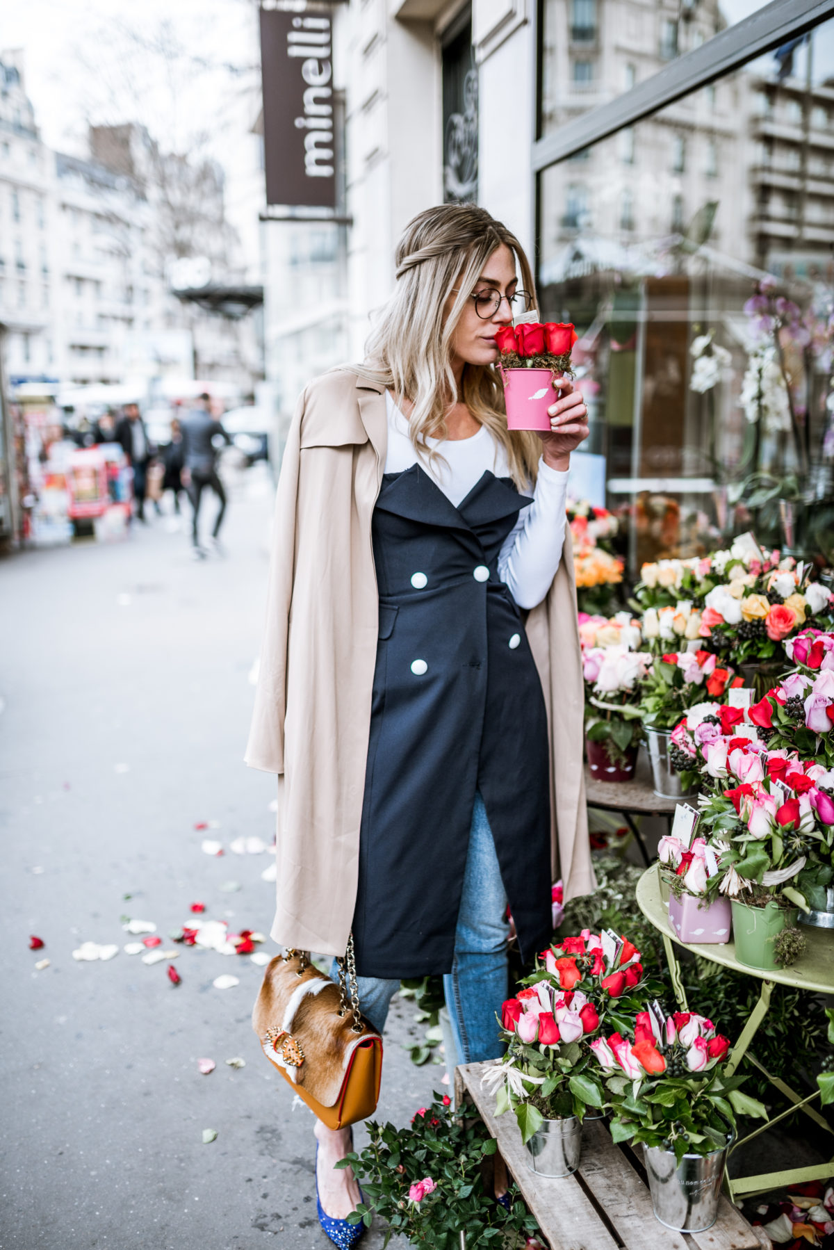 Flowers + Layering in Paris | Devon Rachel
